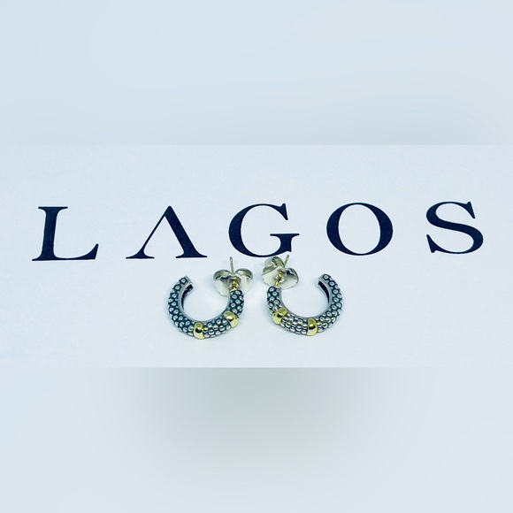LAGOS | Jewelry | Lagos Caviar 925 Sterling Silver 8k Signature 2 ...